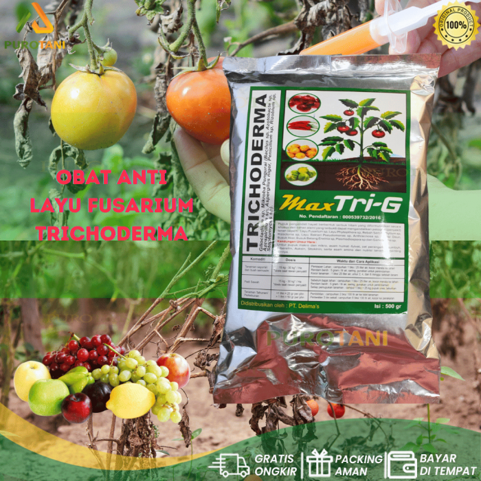 Jual Max Tri-G Pupuk Tanaman Anti Layu Fusarium Trichoderma